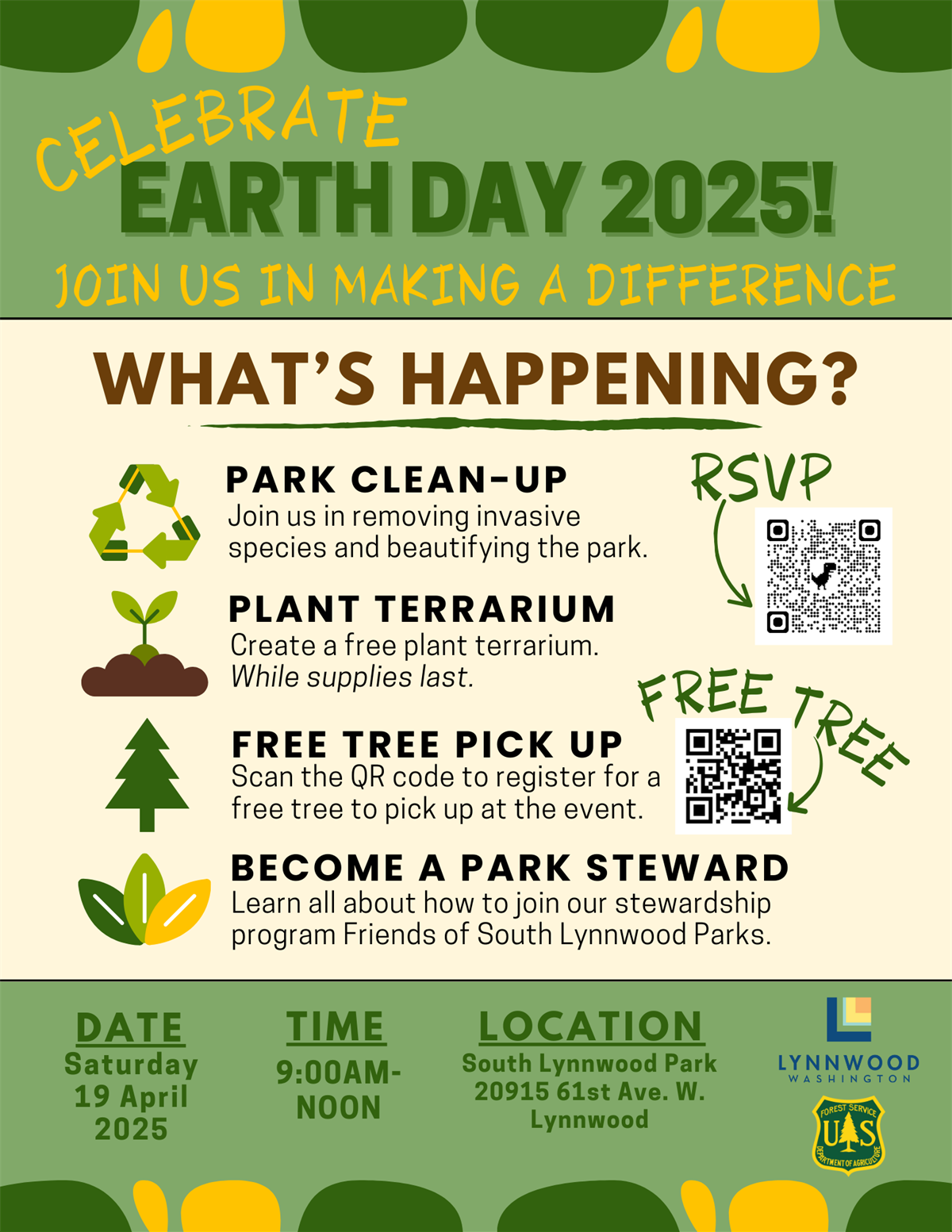 Earth Day Park Service Celebration – City of Lynnwood